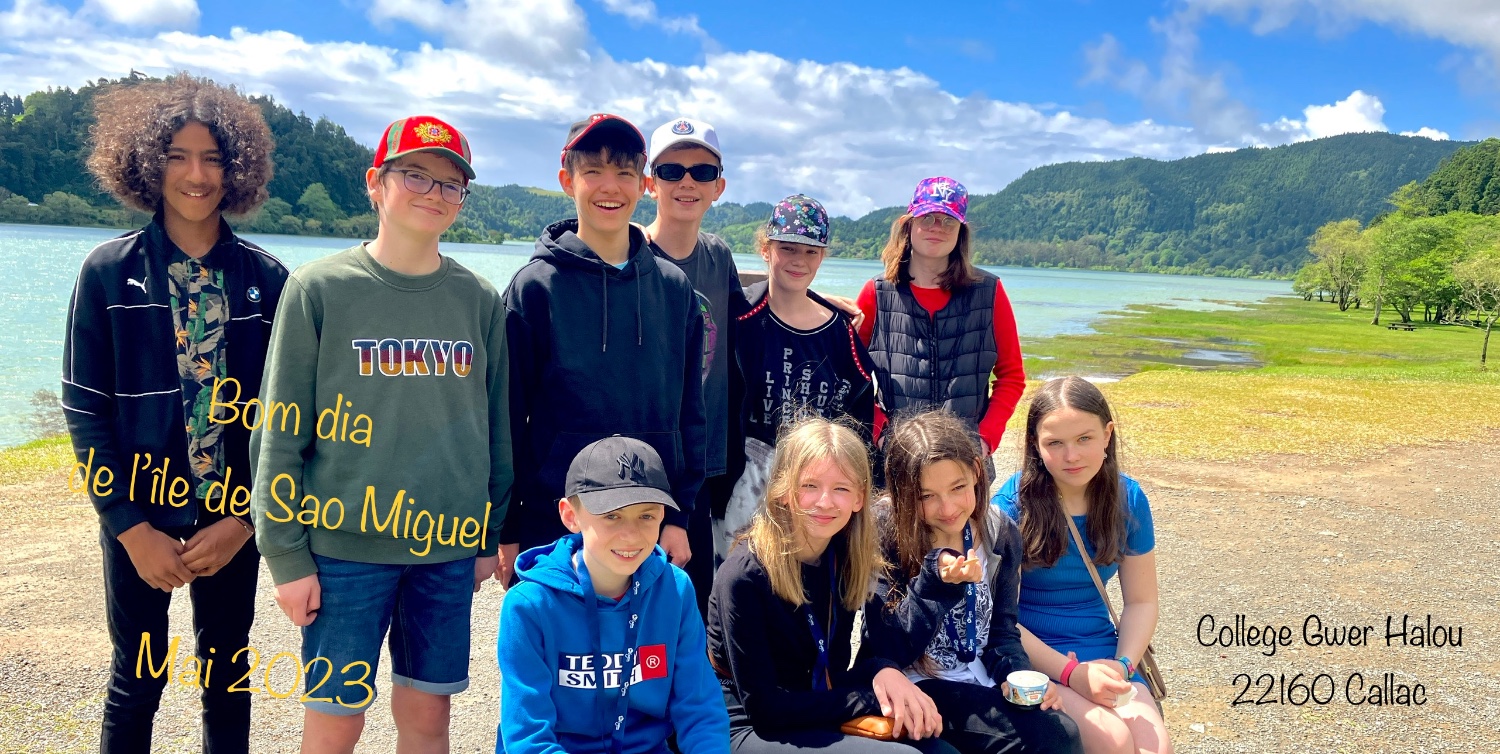 Mobilité Erasmus + aux Açores - Collège Gwer Halou de Callac